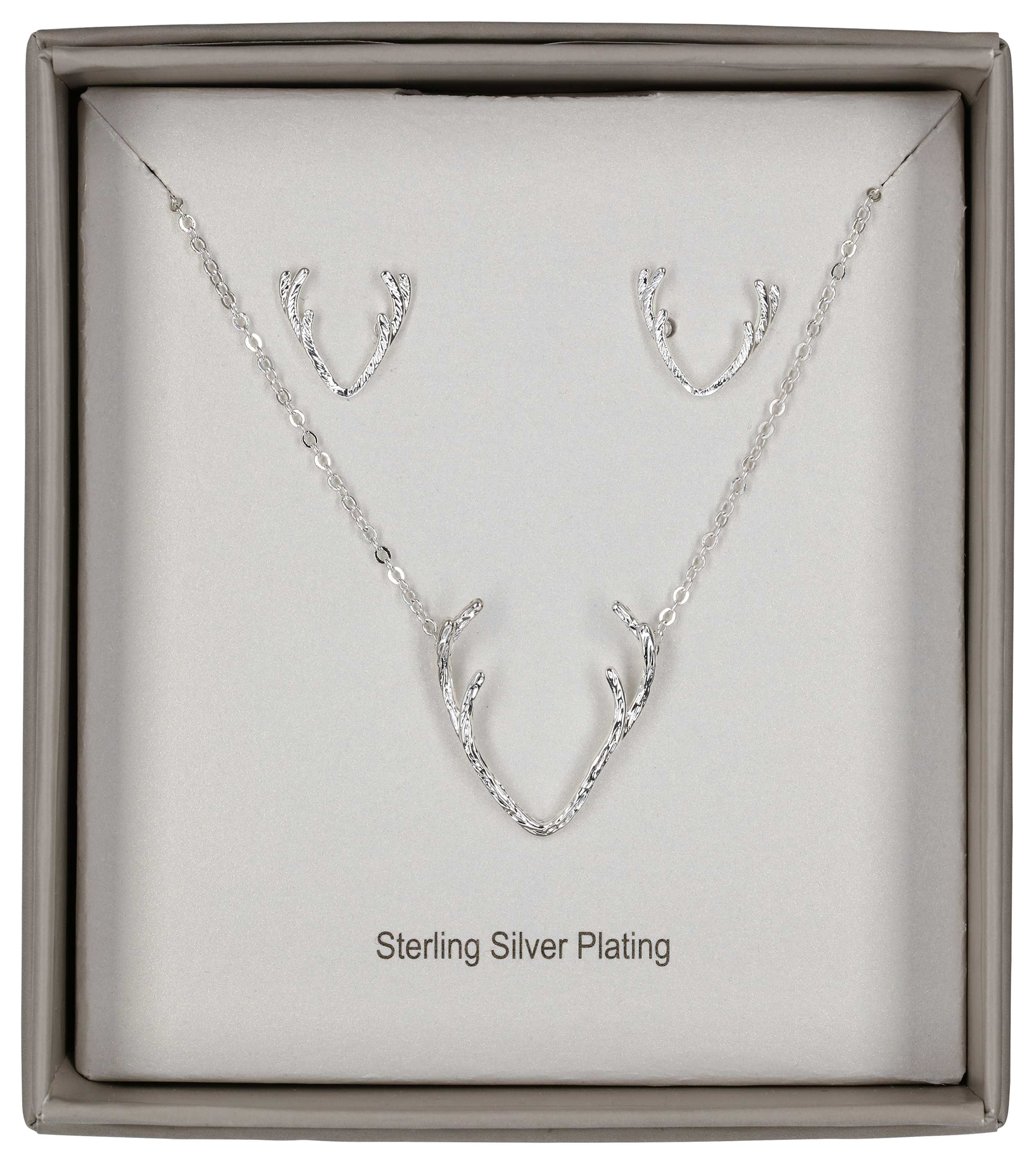Amanda Blu Antler Necklace and Earrings Boxed Set | Bass Pro Shops